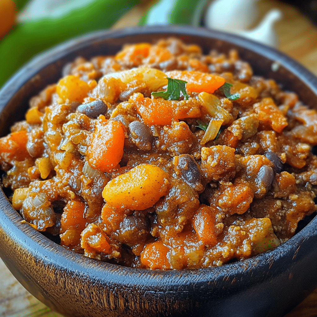 A Flavorful Vegetarian & Meaty Haitian Legume Stew - bellieskitchen