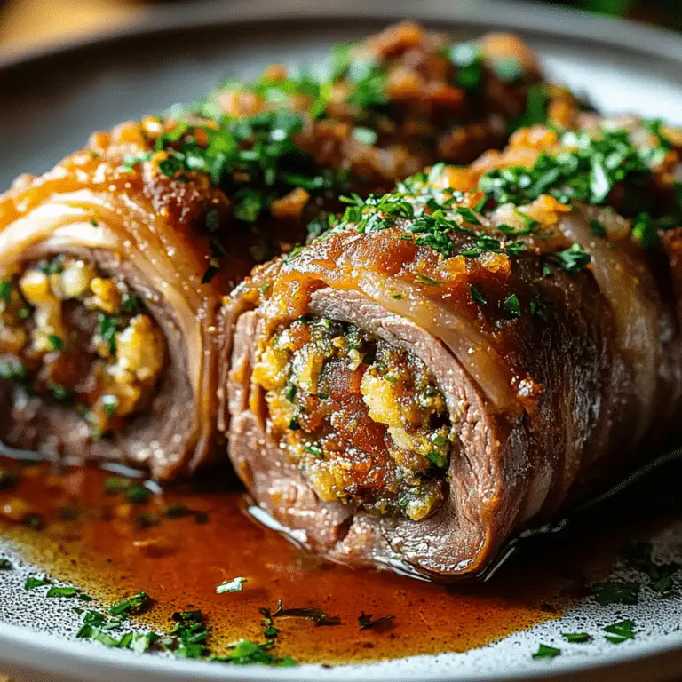 Giada’s Braciole – The Ultimate Italian Beef Recipe - bellieskitchen