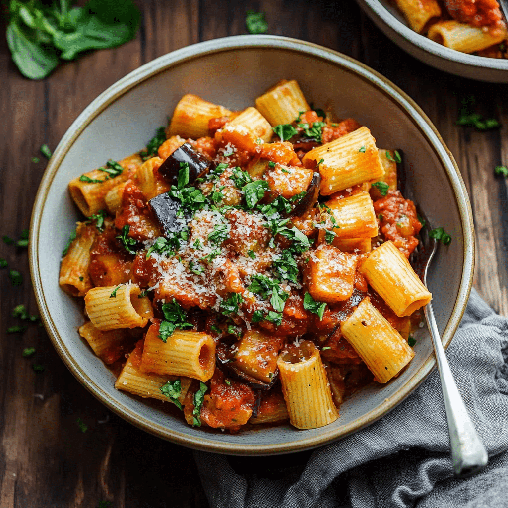 A Rich, Flavorful Roasted Eggplant Pasta - bellieskitchen