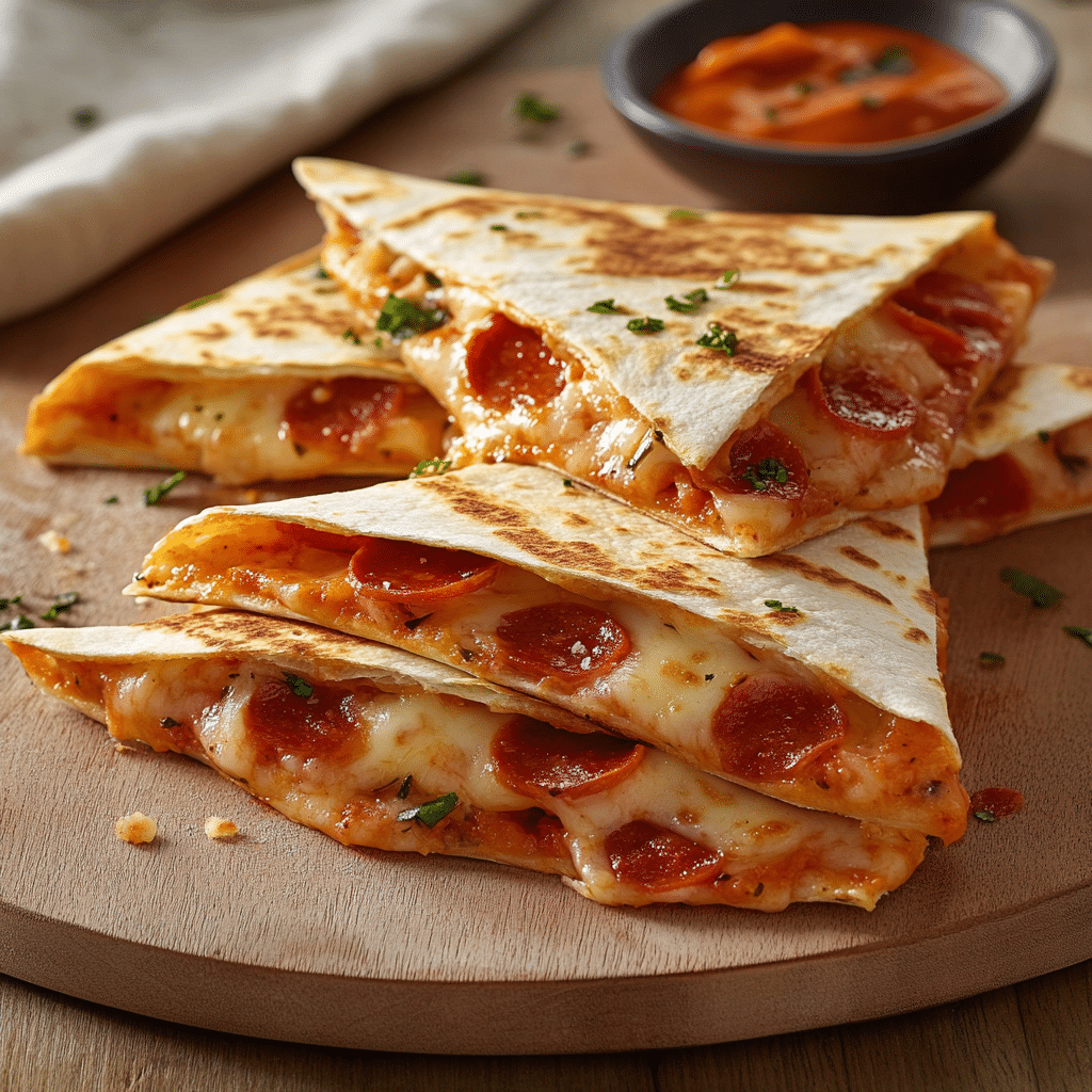Pepperoni Quesadilla Easy StepByStep Cheesy Dinner Ideas