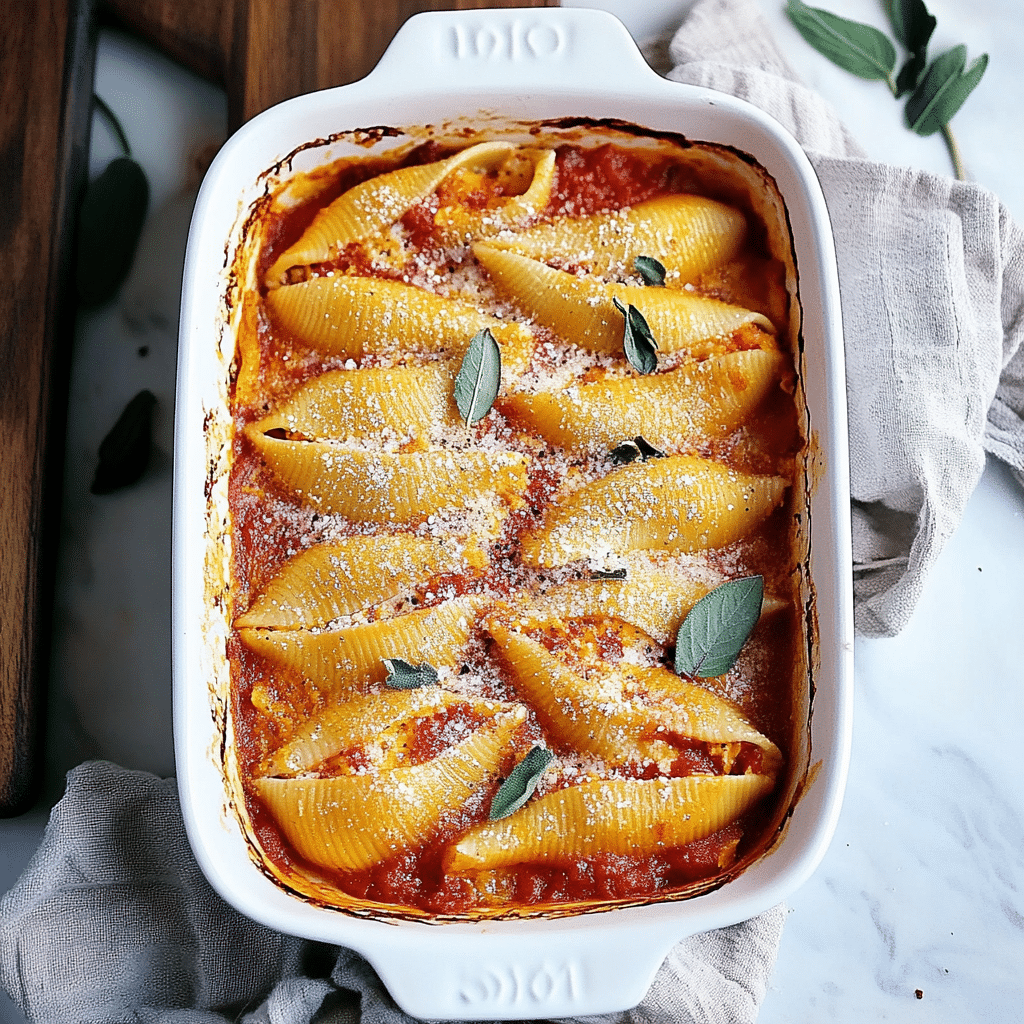 A Cozy, Delicious Pumpkin Stuffed Shells Recipe - bellieskitchen