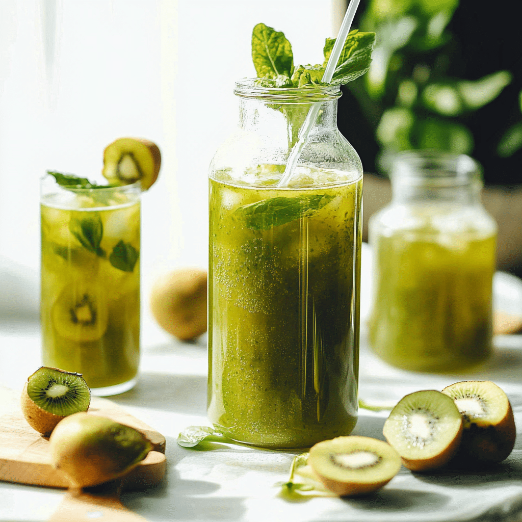Green Goddess Kombucha Refreshing Fermented Drink Recipe