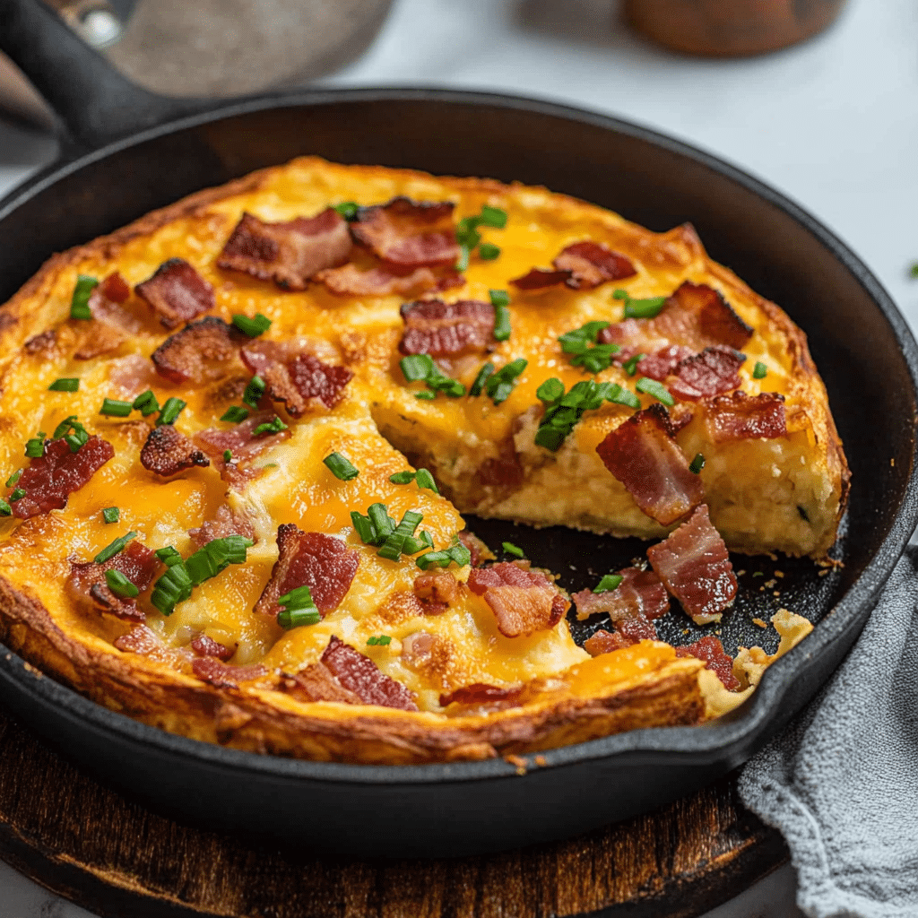 Bold & Savory Dutch Baby Savory Pancake With Bacon and Cheddar ...