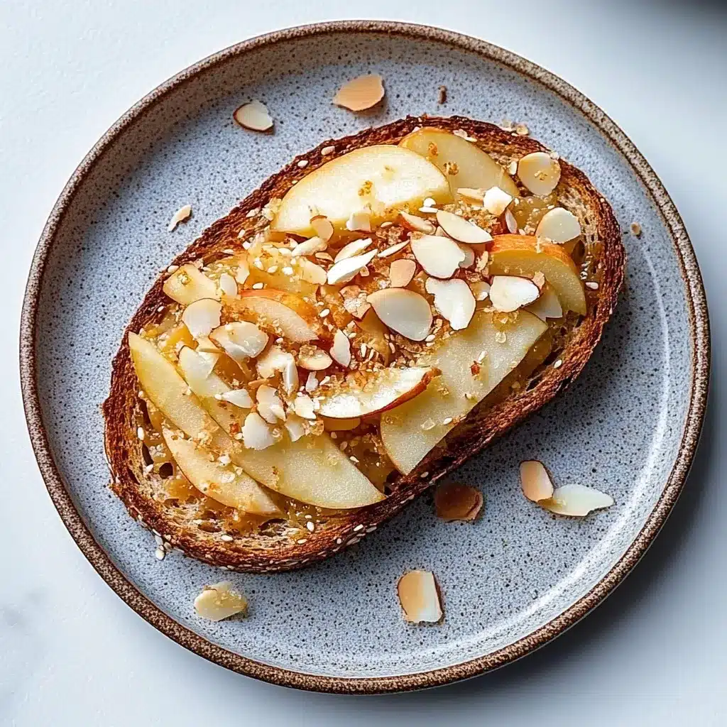 Apple Tahini Toast Creamy Crunchy Breakfast Inspiration