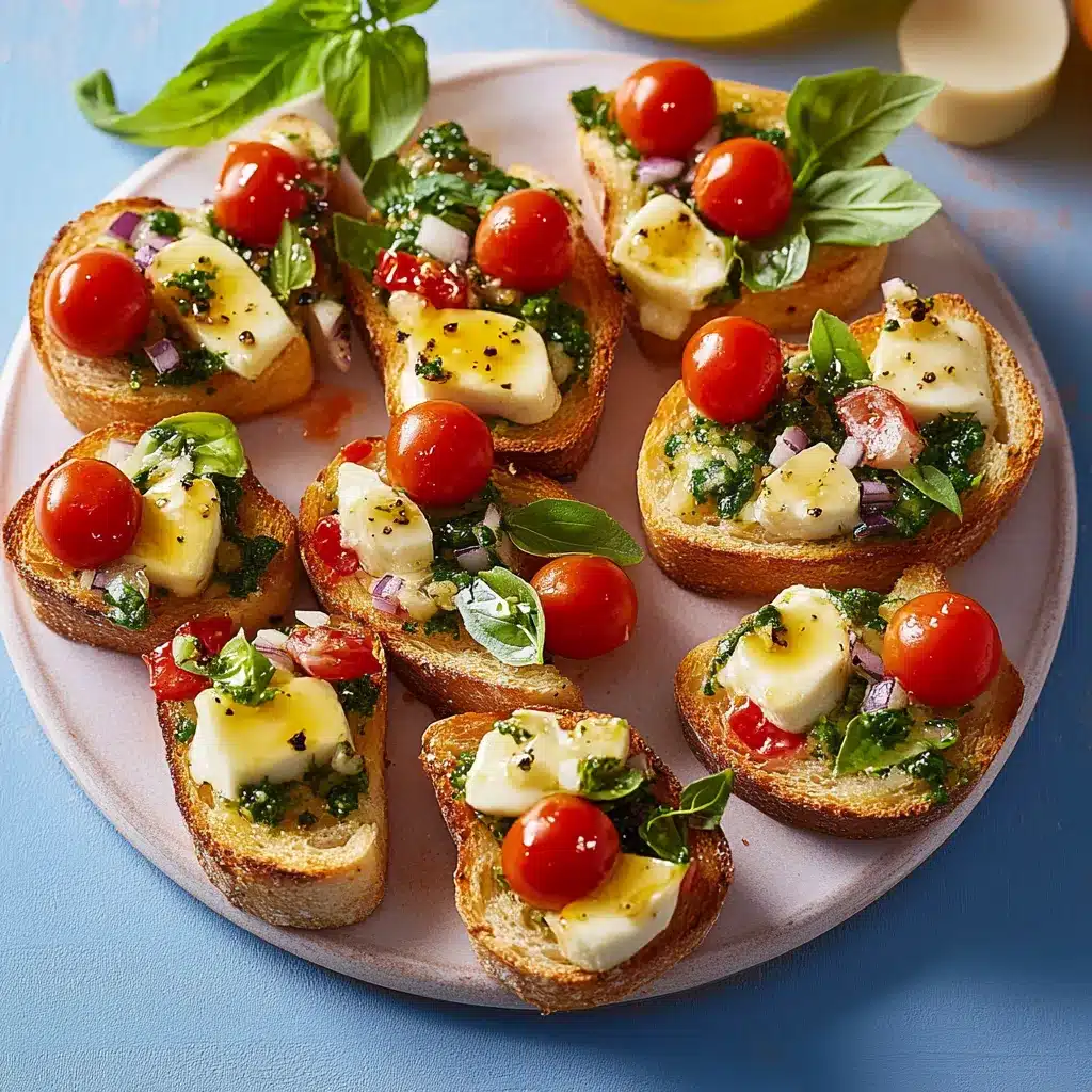 Tasty Bruschetta garlic bread Easy Crispy Flavorful Recipe