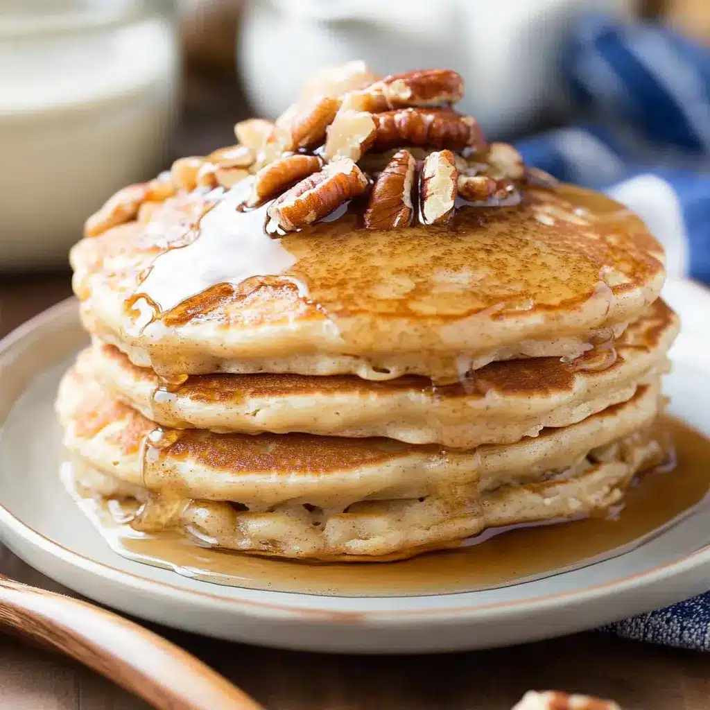 Fluffy Butter Pecan Pancakes for a Sweet Weekend Breakfast