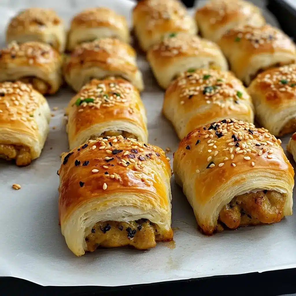 Delicious Chicken Sausage Rolls Perfect Party Snack for All
