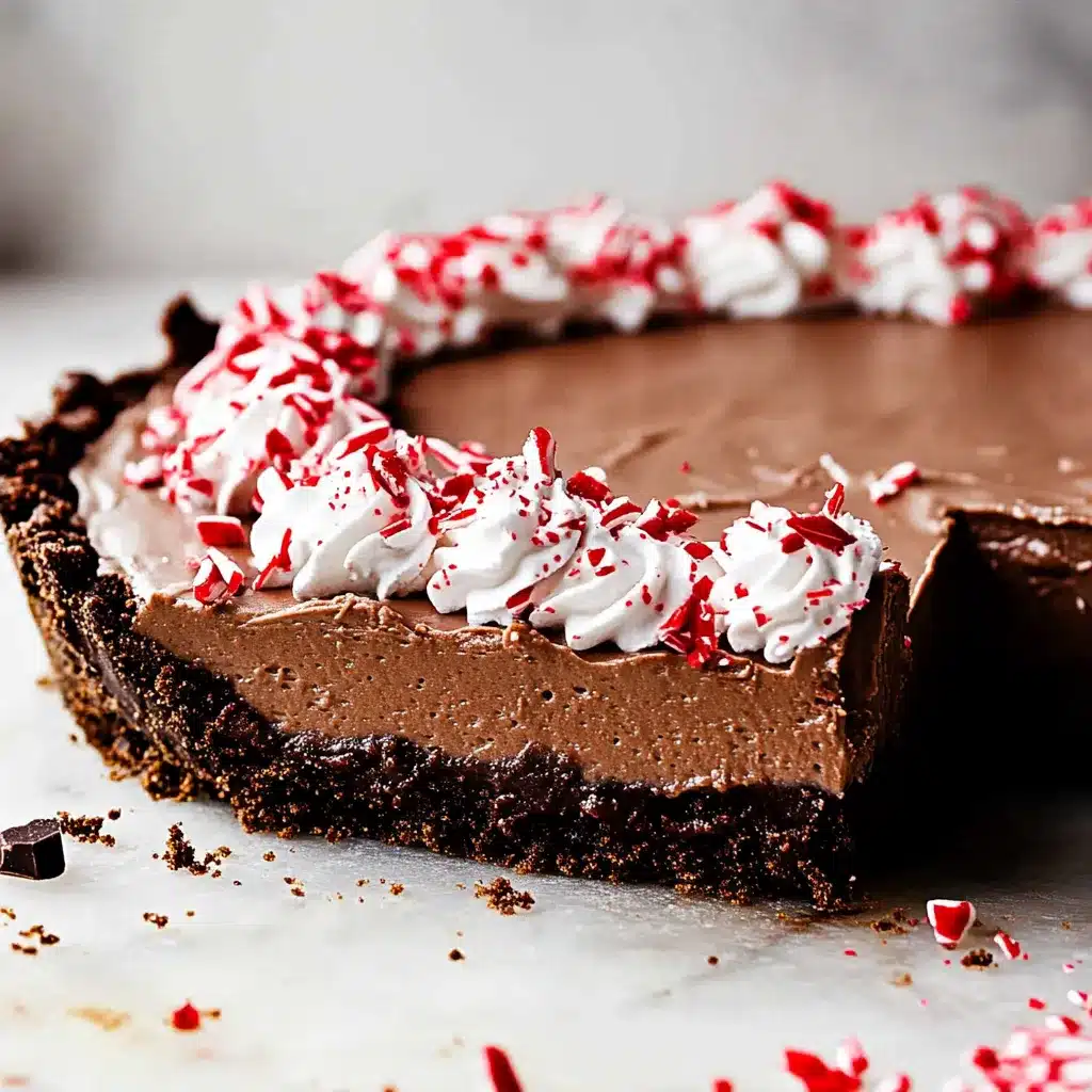 NoBake Chocolate Peppermint Pie Easy Holiday Dessert Tips