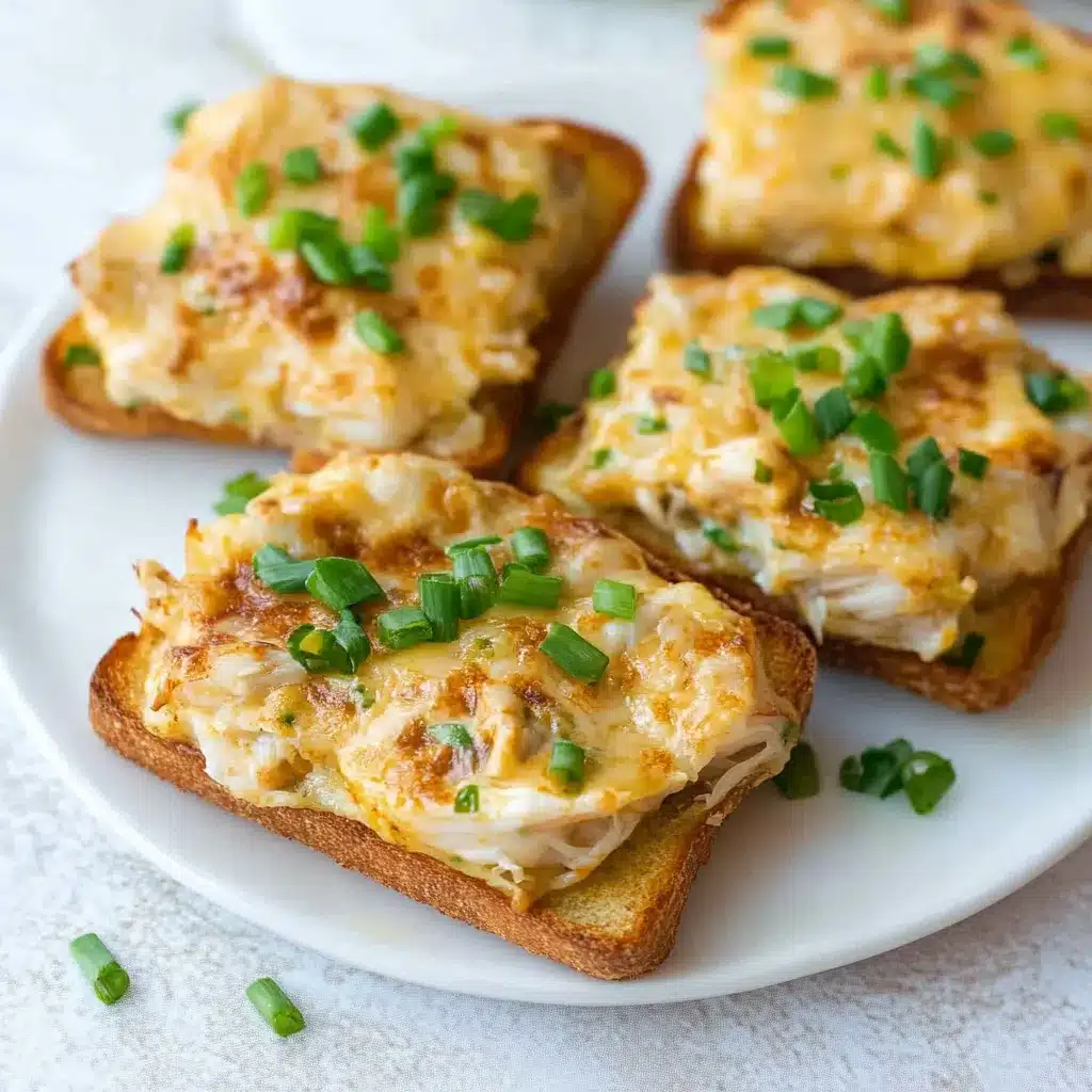 Easy Crab Melts Recipe Crispy Cheesy Bites for Parties