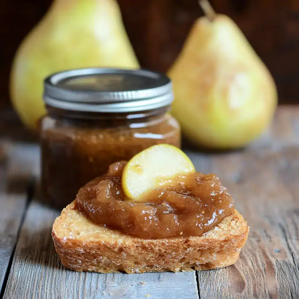Creamy Crockpot Pear Butter Simple Fall Snack Recipe Ideas