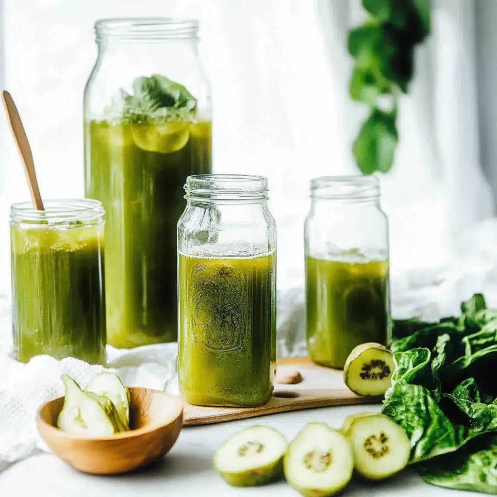 Green Goddess Kombucha Refreshing Fermented Drink Recipe