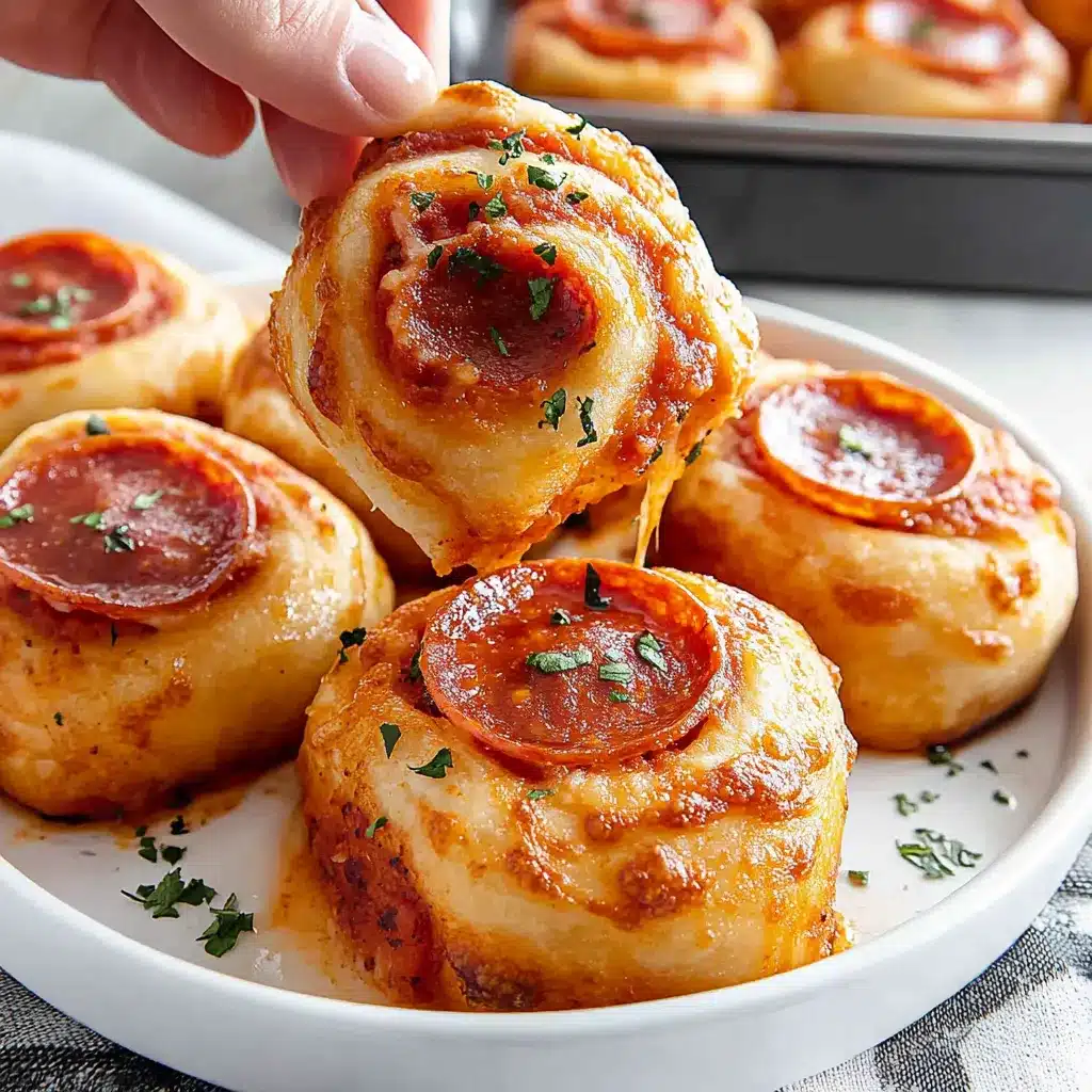 Delicious Pepperoni Pizza Rolls Crispy Cheesy Party Snack