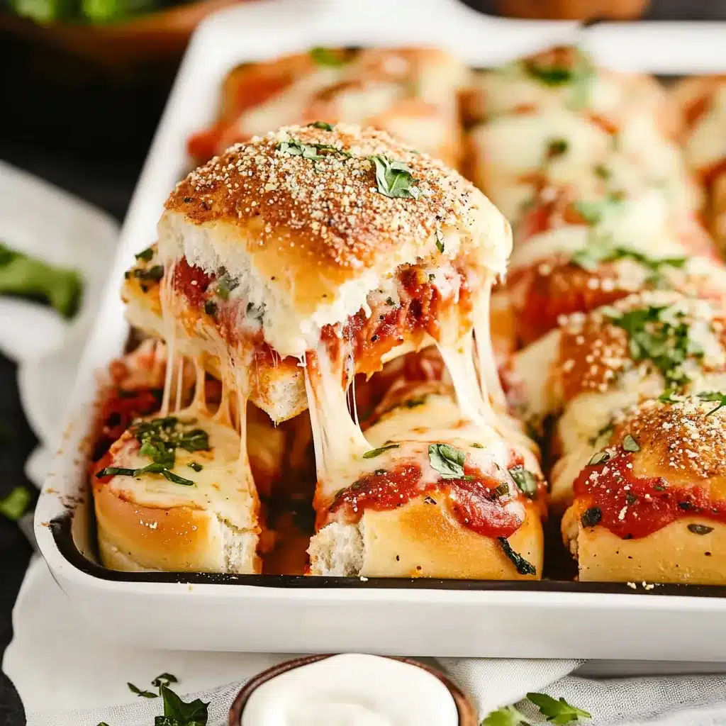 Cheesy Pizza Sliders The Easiest CrowdPleasing Mini Bites
