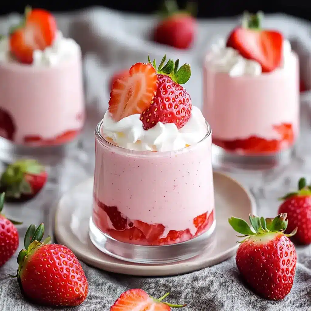 Creamy Strawberry Mousse Recipe Easy Light Summer Dessert