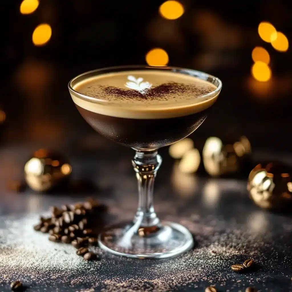Vanilla Espresso Martini Creamy Coffee Cocktail Recipe Idea