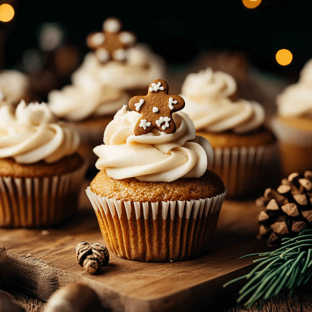 Delicious Ginger Bread Cupcake for the Ultimate Holiday Delight ...