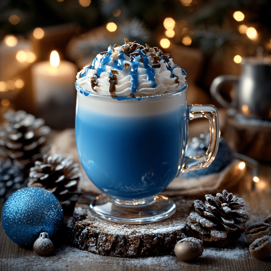 Festive Frostbite Blue Christmas Cocoa - bellieskitchen