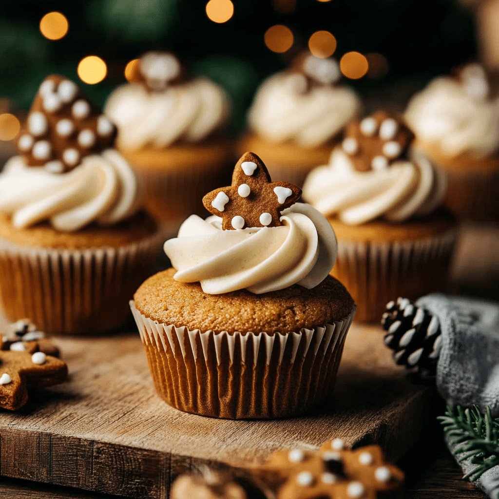 Delicious Ginger Bread Cupcake for the Ultimate Holiday Delight ...