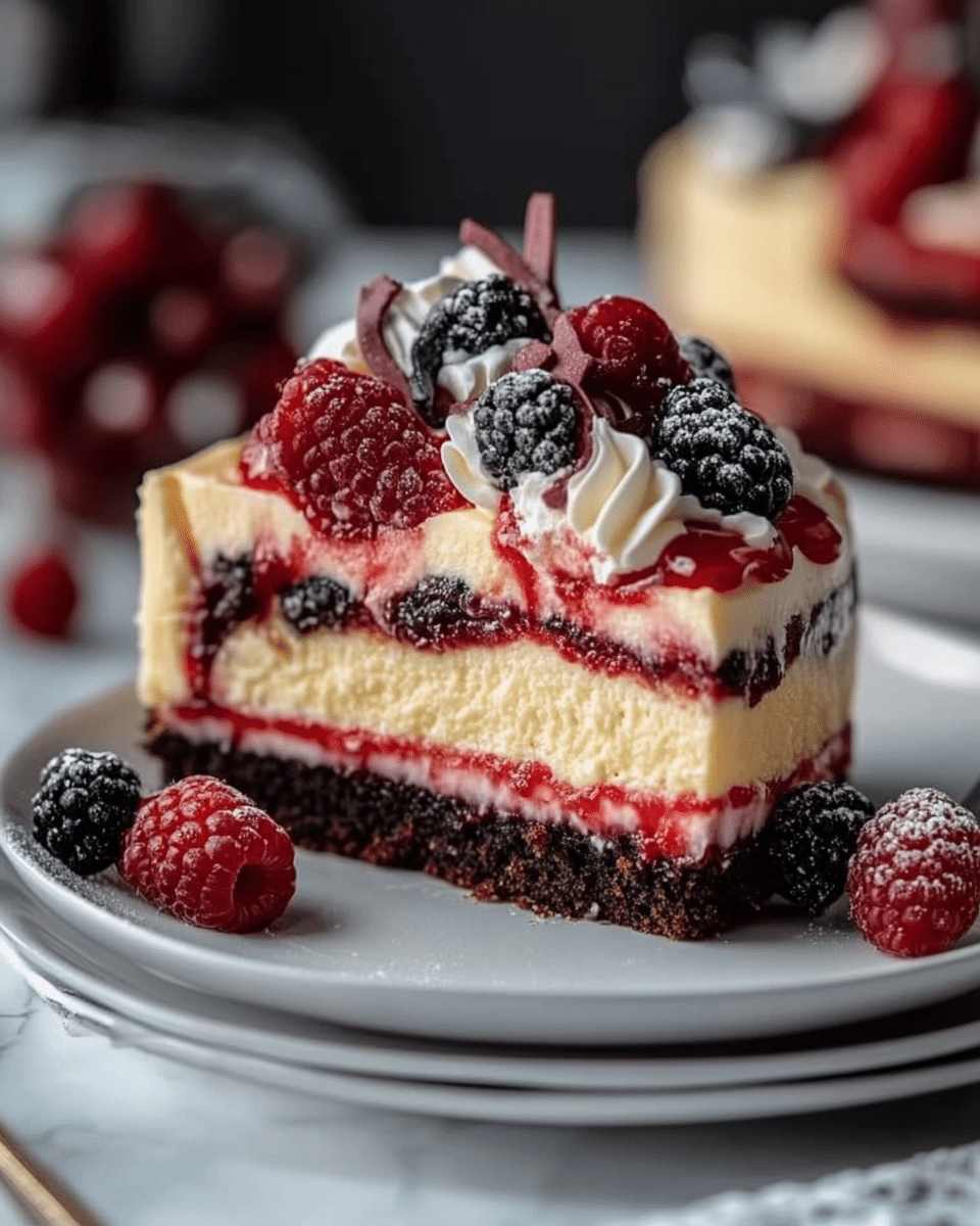 This Christmas Red Velvet Cheesecake with Oreo Crust Is the Star of ...