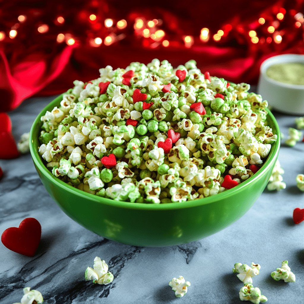 Grinch Popcorn Mix