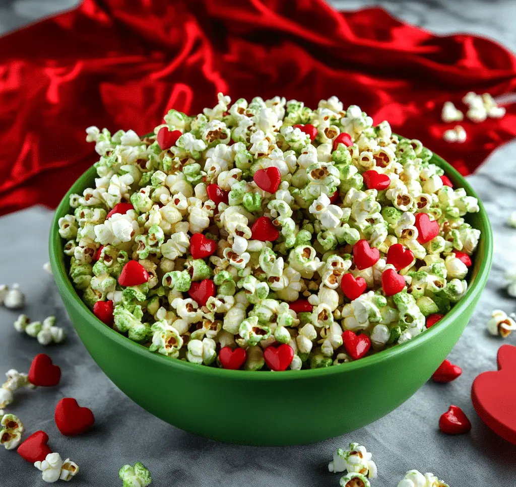 Grinch Popcorn Mix