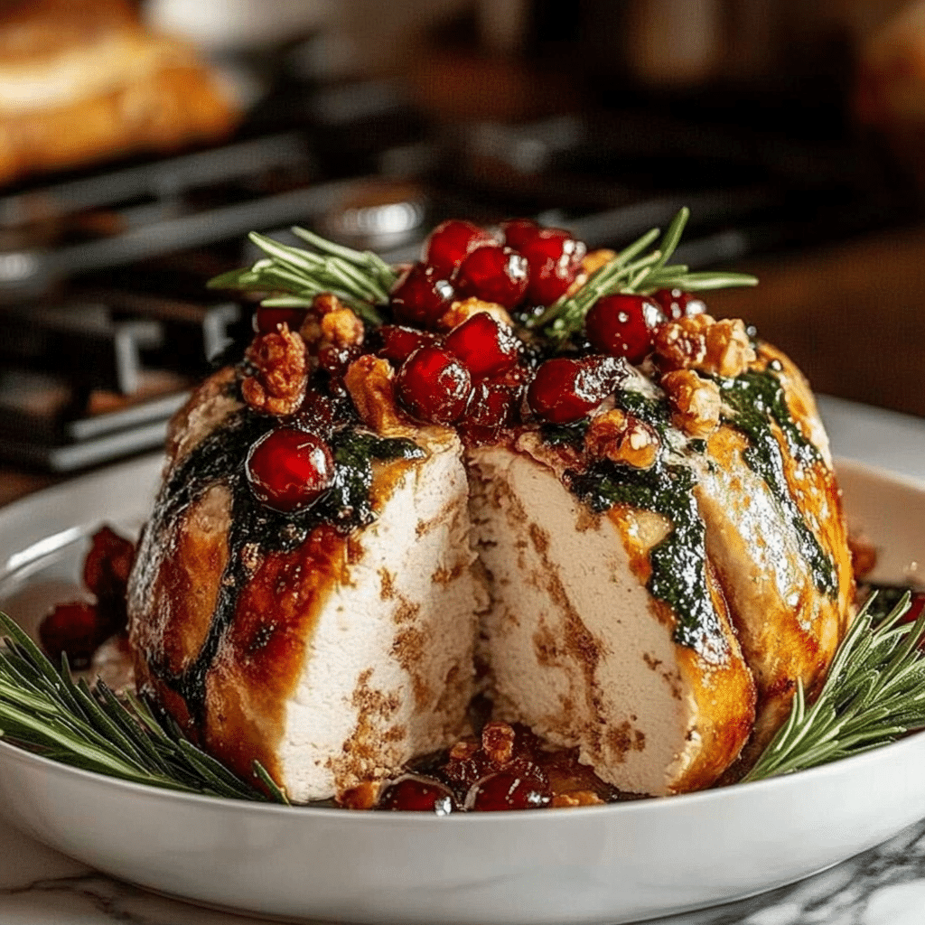 Spinach & Cranberry Stuffed Chicken Breasts