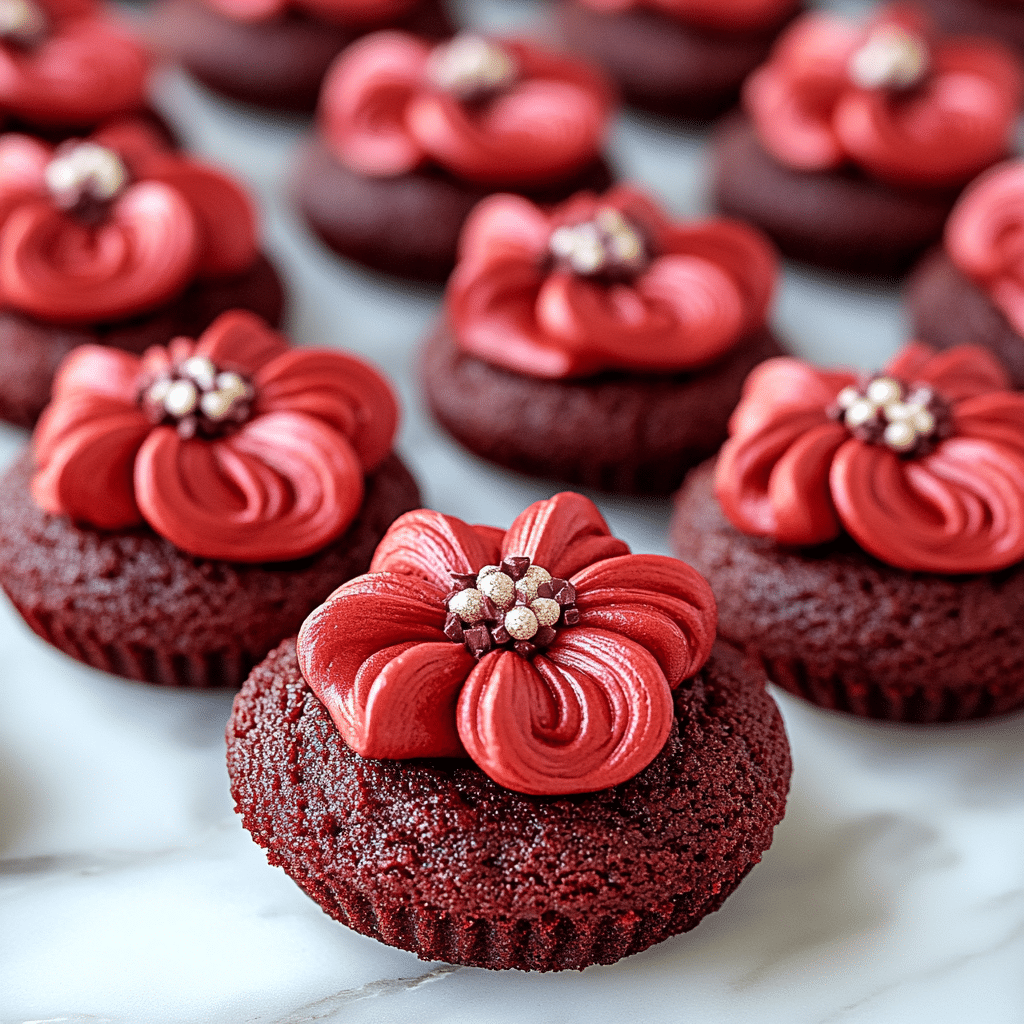 Hershey's Red Velvet Blossoms