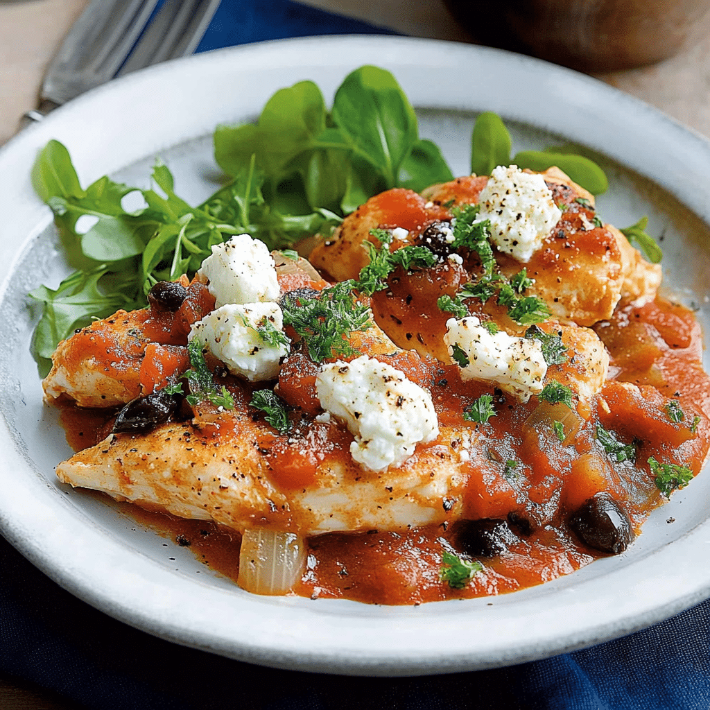 Chicken Saganaki
