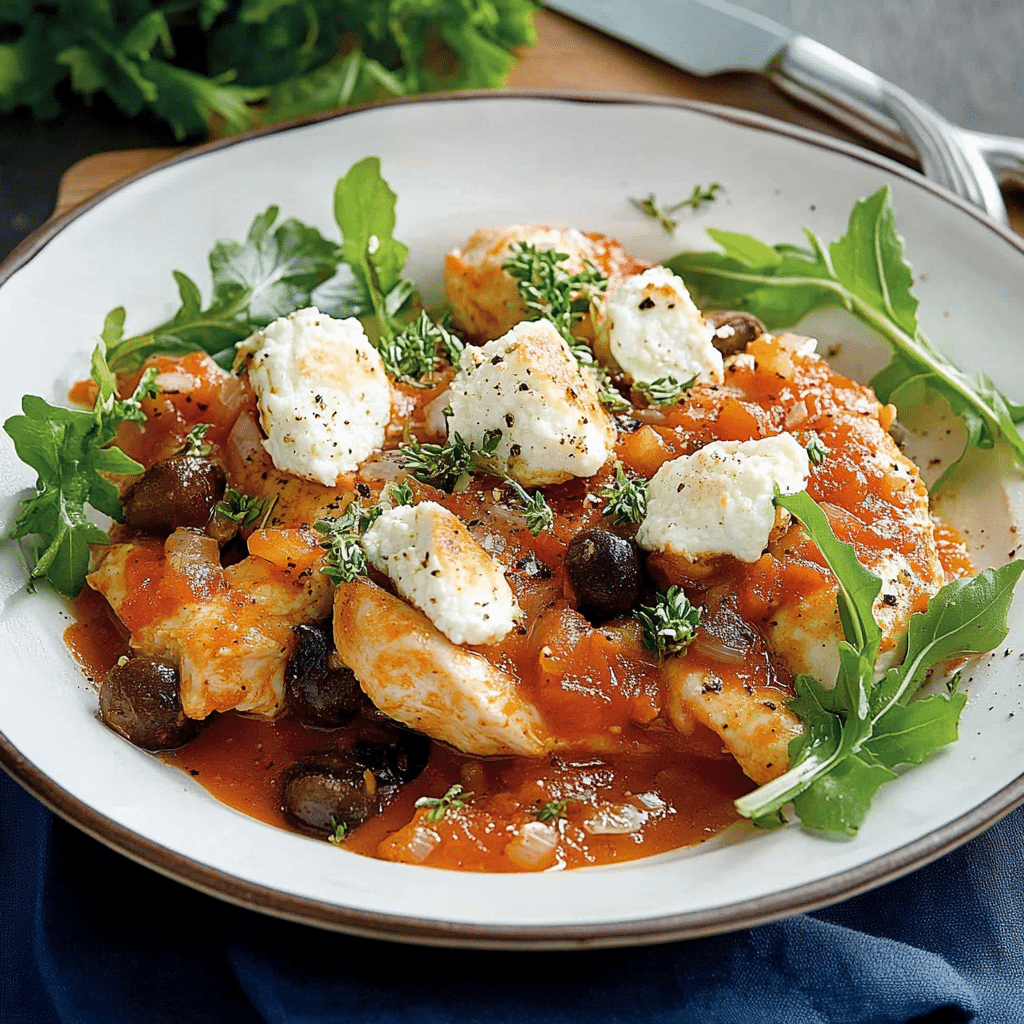 Chicken Saganaki