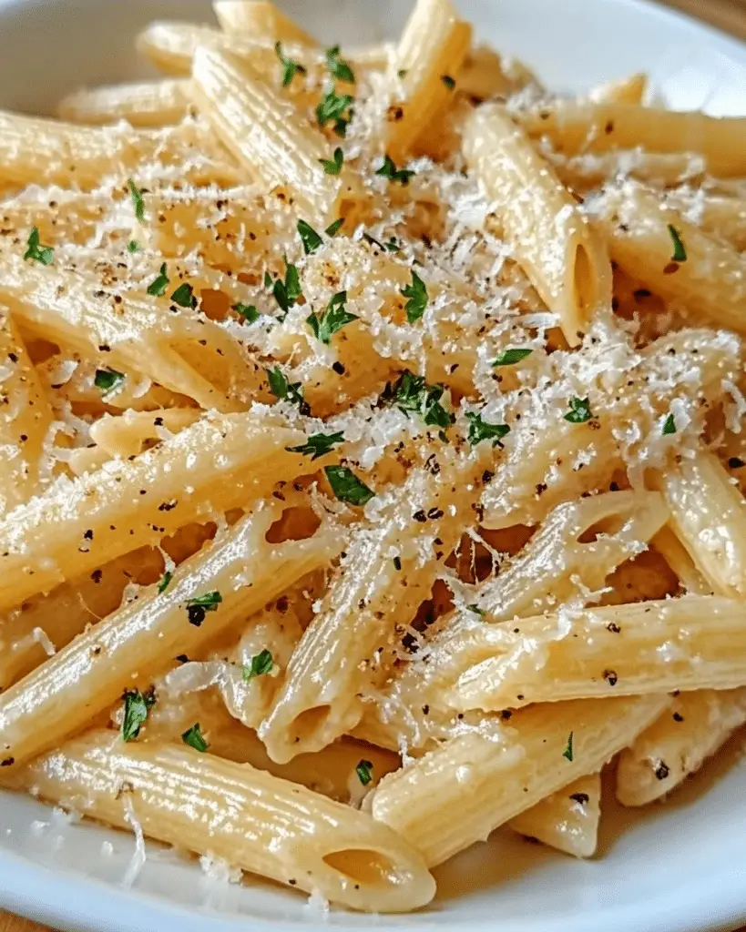 One Pot Creamy Garlic Pasta