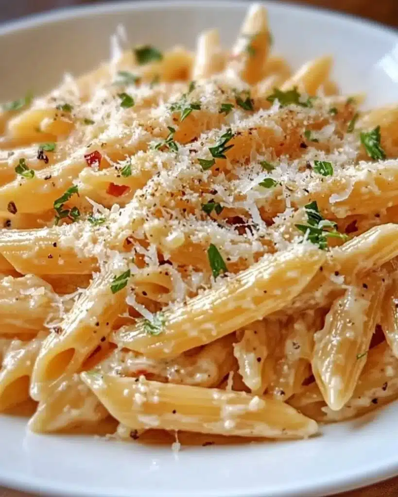 One Pot Creamy Garlic Pasta