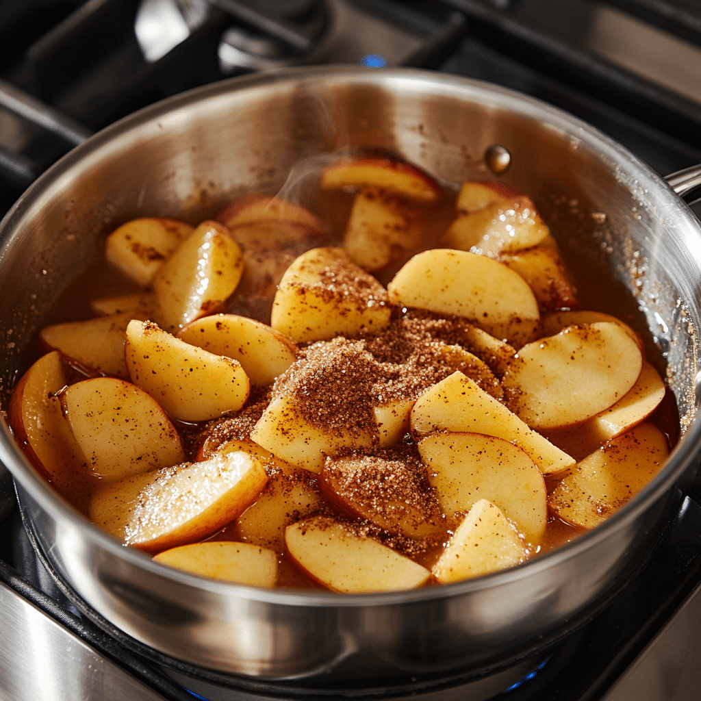 Apple Cinnamon German Pancake