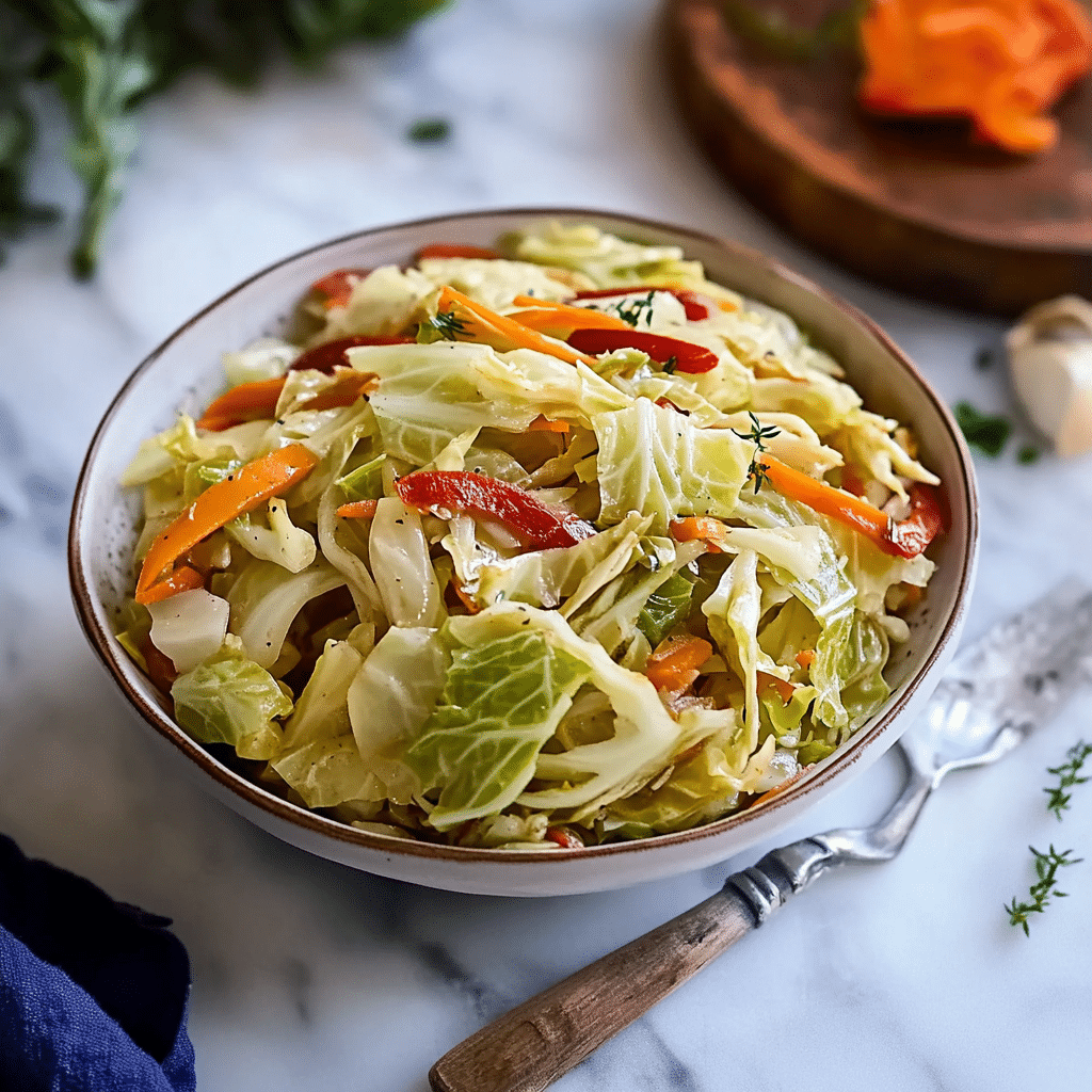 Zesty Jamaican Cabbage for a Vibrant Vegan Meal