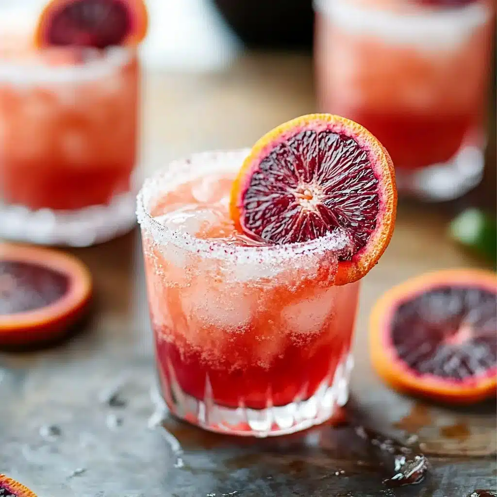 Blood Orange Bourbon Smash