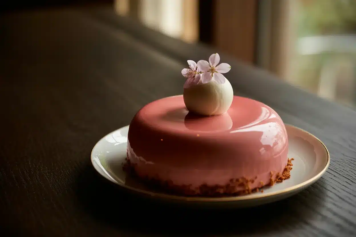 Cherry Blossom Mousse Domes | Sweet Treats with a Twist
