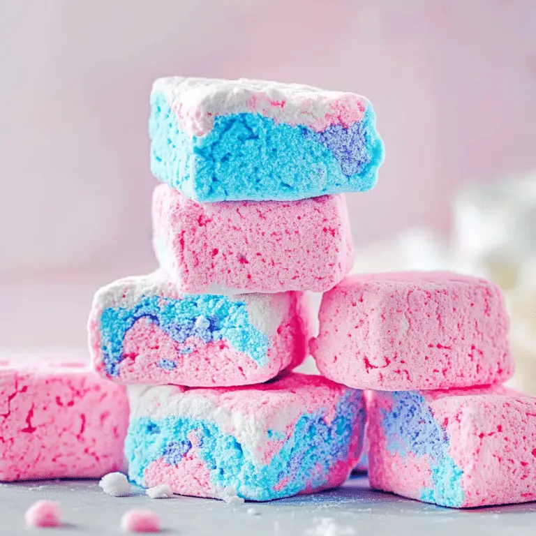 Sweet and Fluffy Cotton Candy Marshmallows You’ll Love!