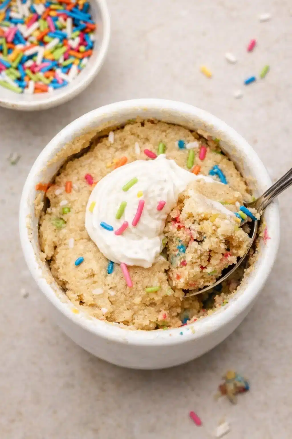 5 Minute Funfetti Mug Cake