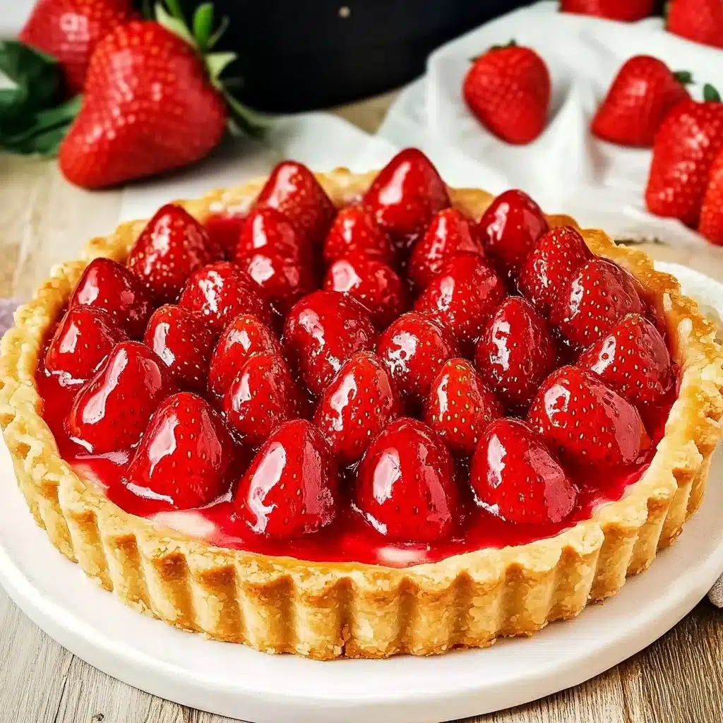 Buttery Strawberry Tart