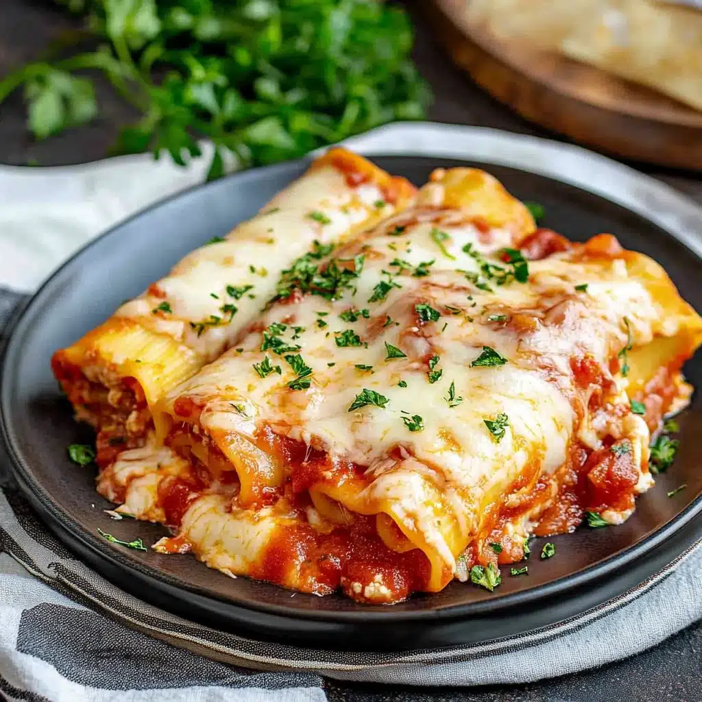 Cheese Stuffed Manicotti