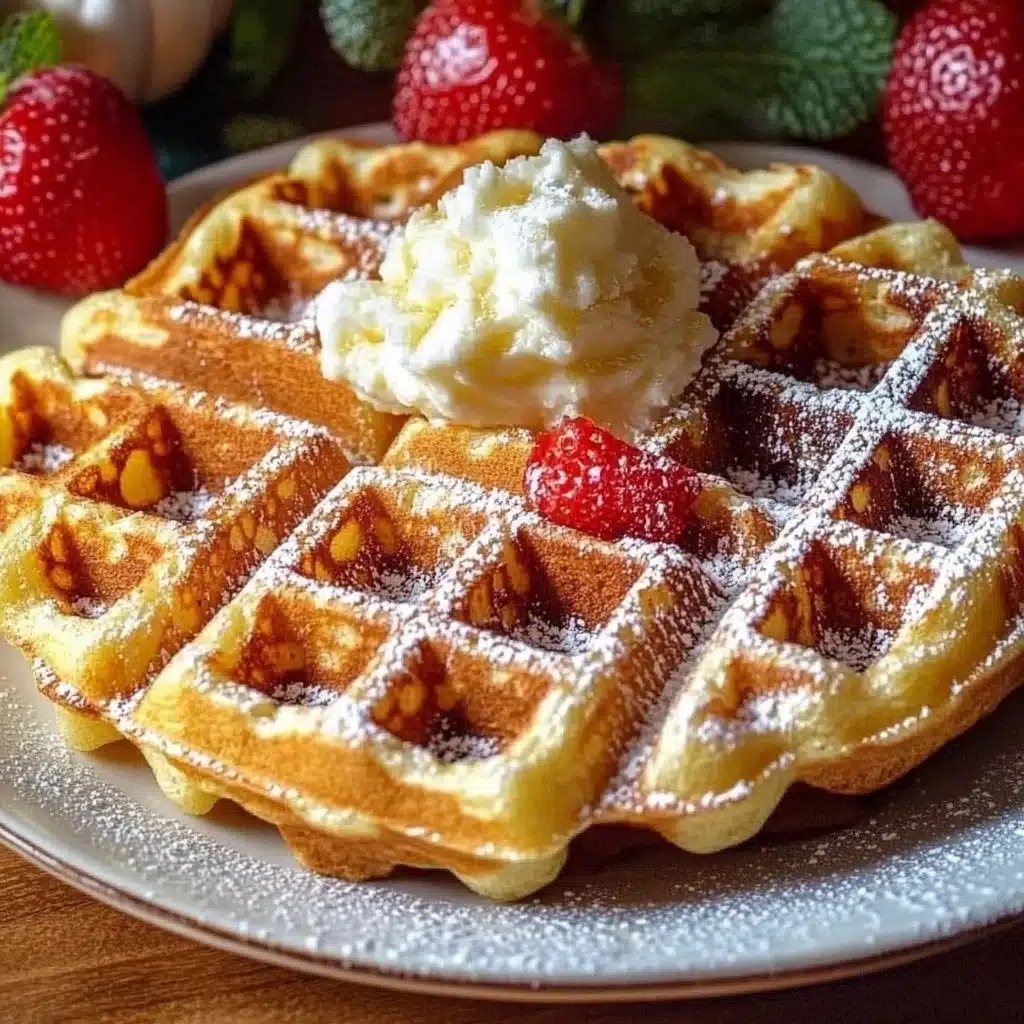 Crispy Buttermilk Belgian Waffles