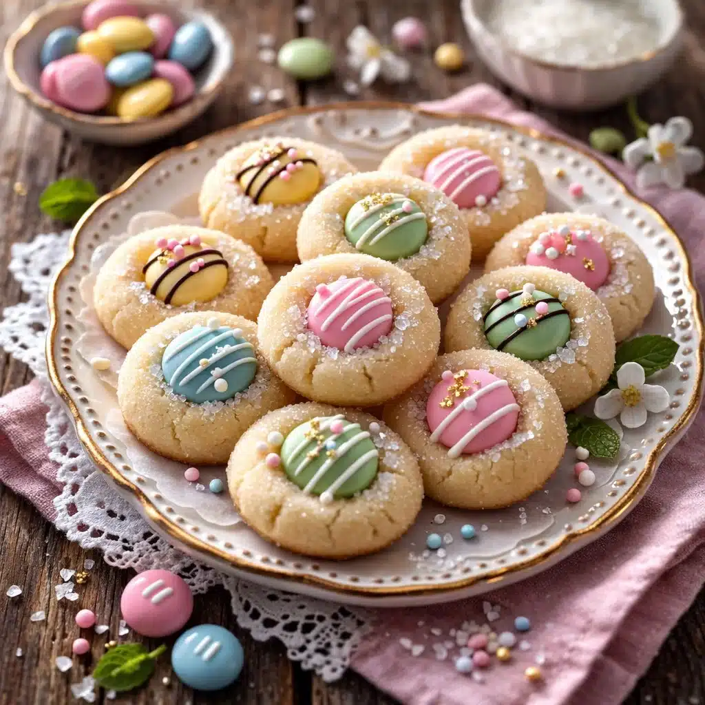 Easter Bunny Button Cookies – A Bite-Sized Delight!