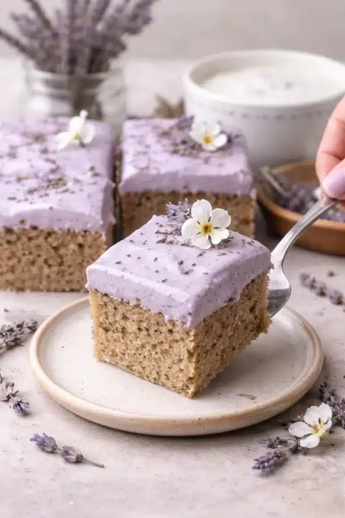 Heavenly London Fog Cake with Earl Grey and Lavender Twist