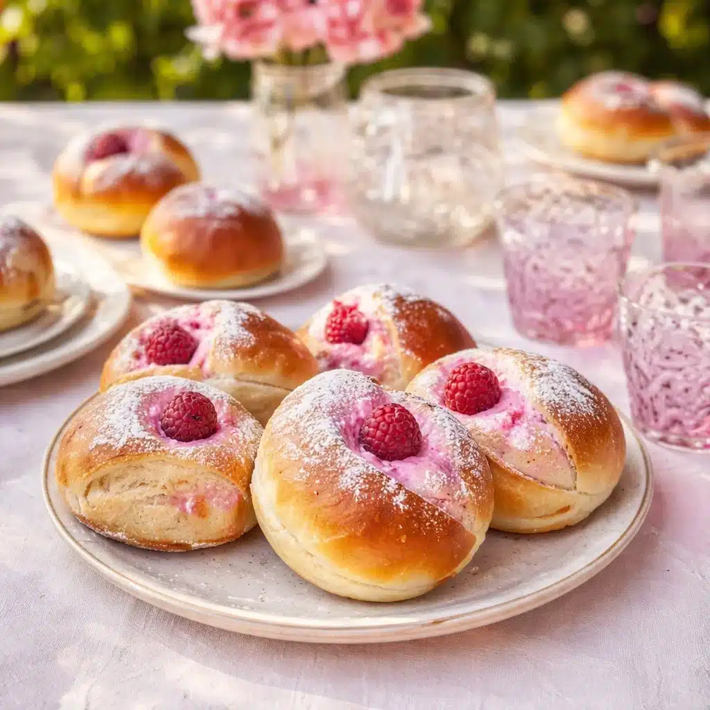 Irresistible Raspberry Cream Maritozzi Buns for Easy Indulgence