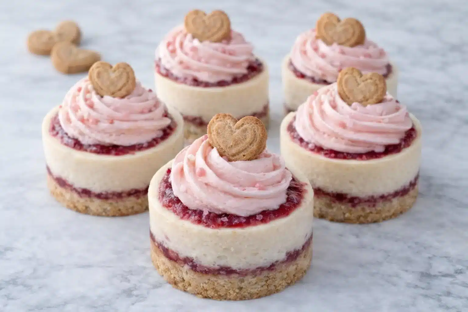 Mini Jammie Dodger Cheesecakes Recipe