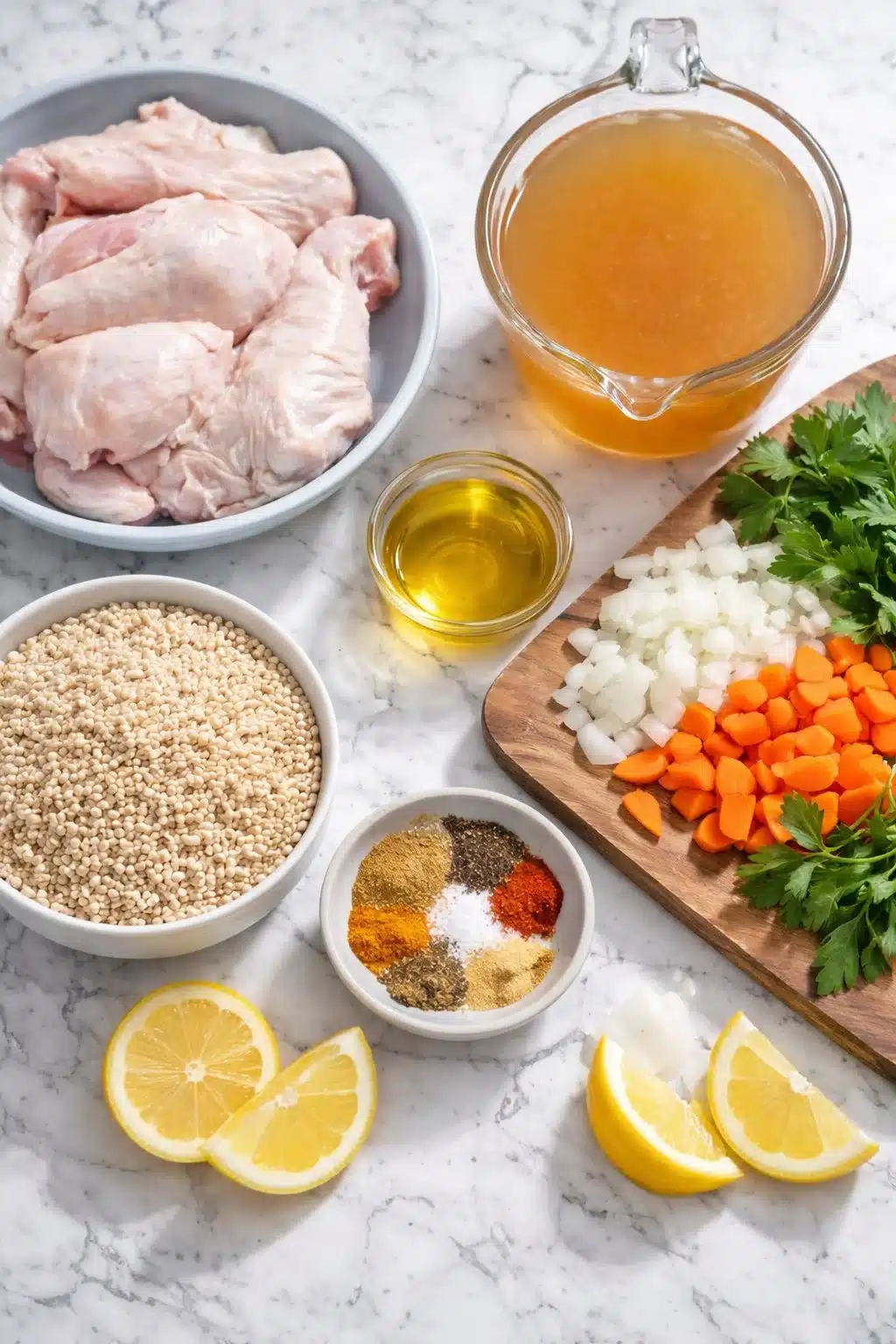 One-pan Chicken and Couscous
