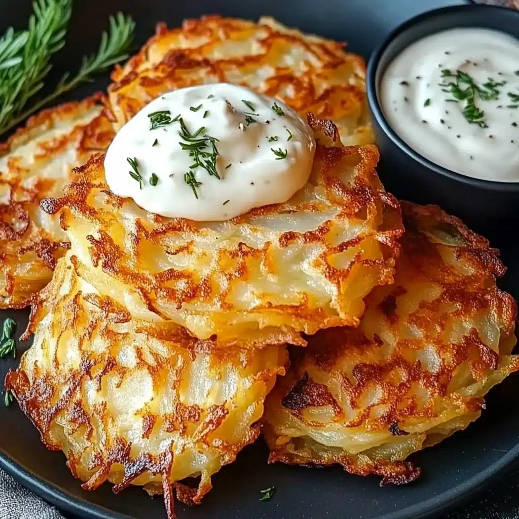 Pure Potato Latkes: Crispy Comfort for Every Celebration