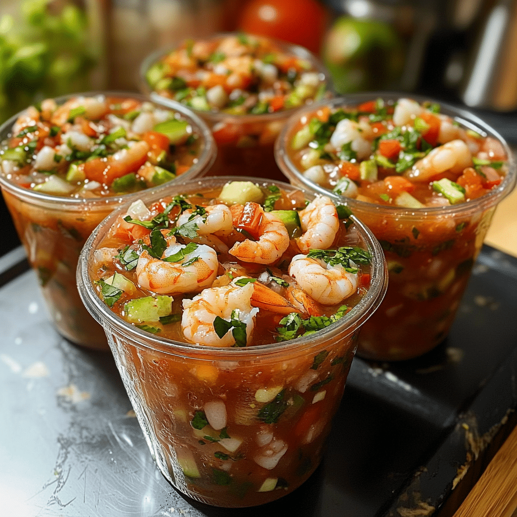 Delicious Mexican Shrimp Cocktail Bursting with Fresh Flavor