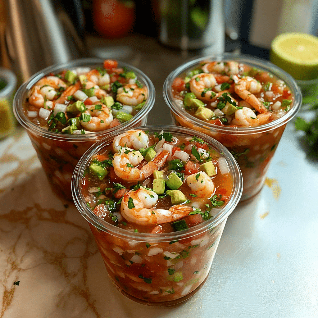 Delicious Mexican Shrimp Cocktail Bursting with Fresh Flavor