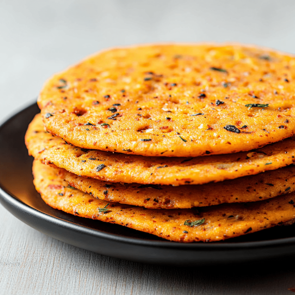 Vegan Red Lentil Flatbread | 2 Ingredients
