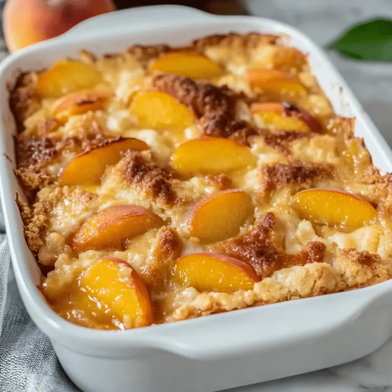 Irresistible Peach Cobbler - bellieskitchen